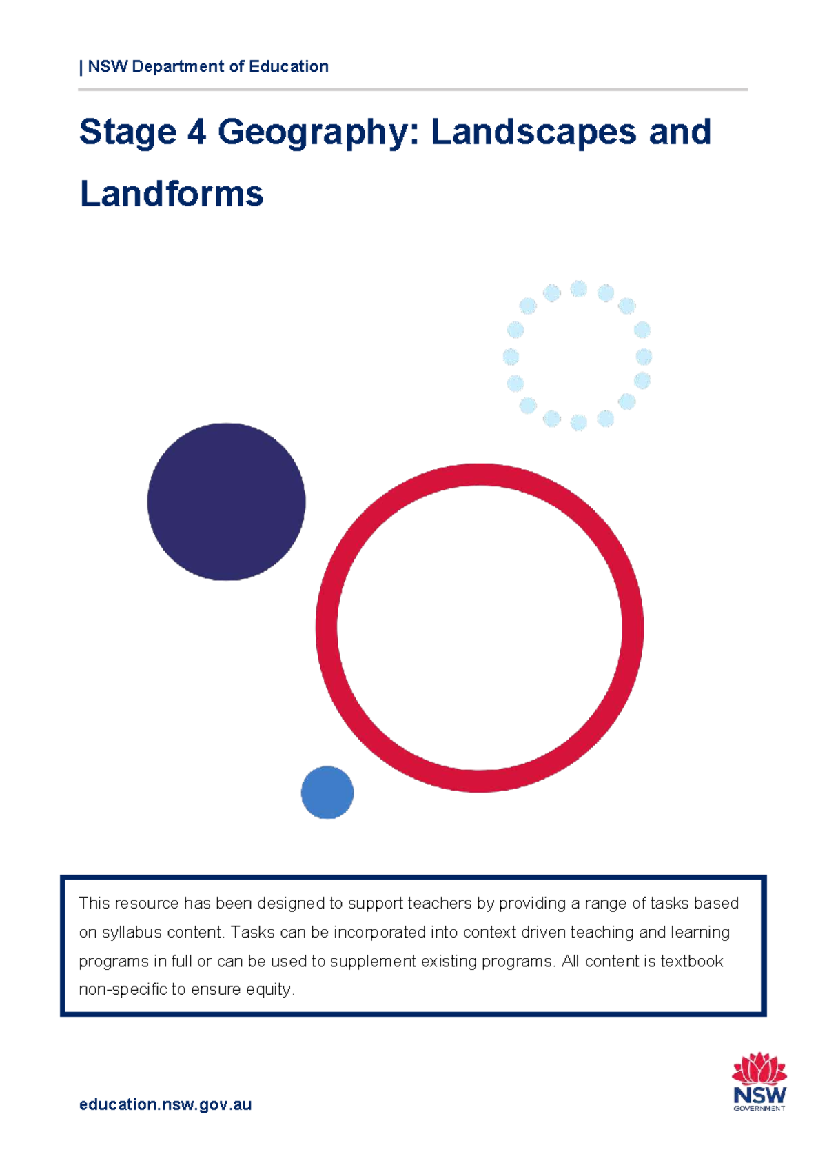 NSW Stage 4 Geography: Landscapes & Landforms Resource Guide - Studocu