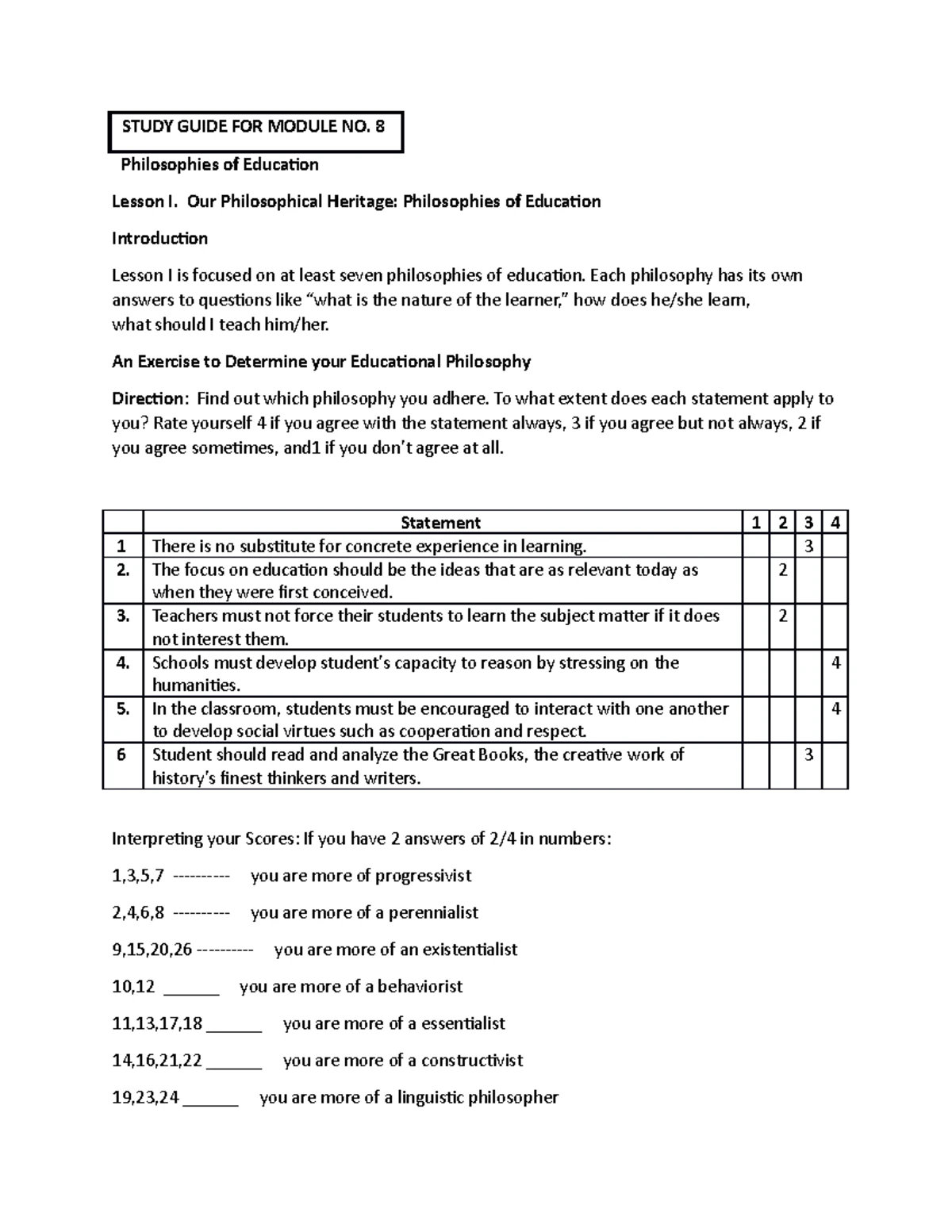 The Teaching Profession Module 6 - Facilitating Learner Centered ...