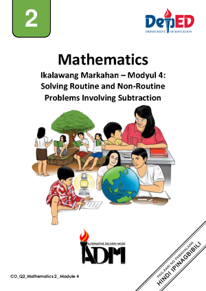 Mathematics Grade 2 Q2 Module 6 Solving Multistep Routine And Nonroutine Problems v4 24NOV2020 ...