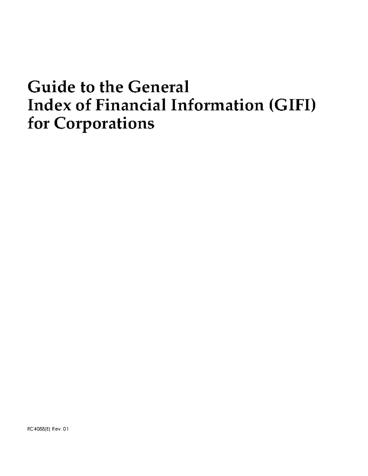 Guide to GIFI Codes for Tax Reporting and Financial Statements - Studocu