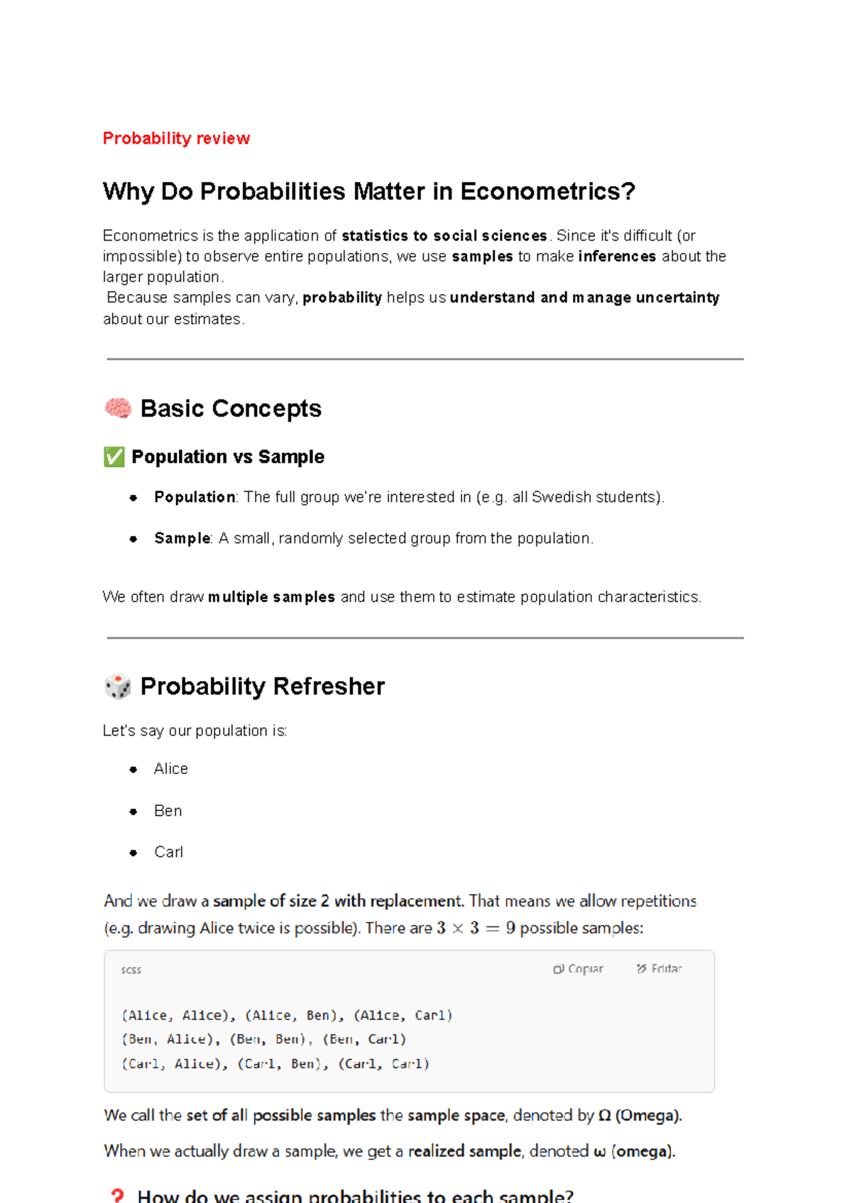 Econometrics 101: Understanding Probability and Its Importance in ...