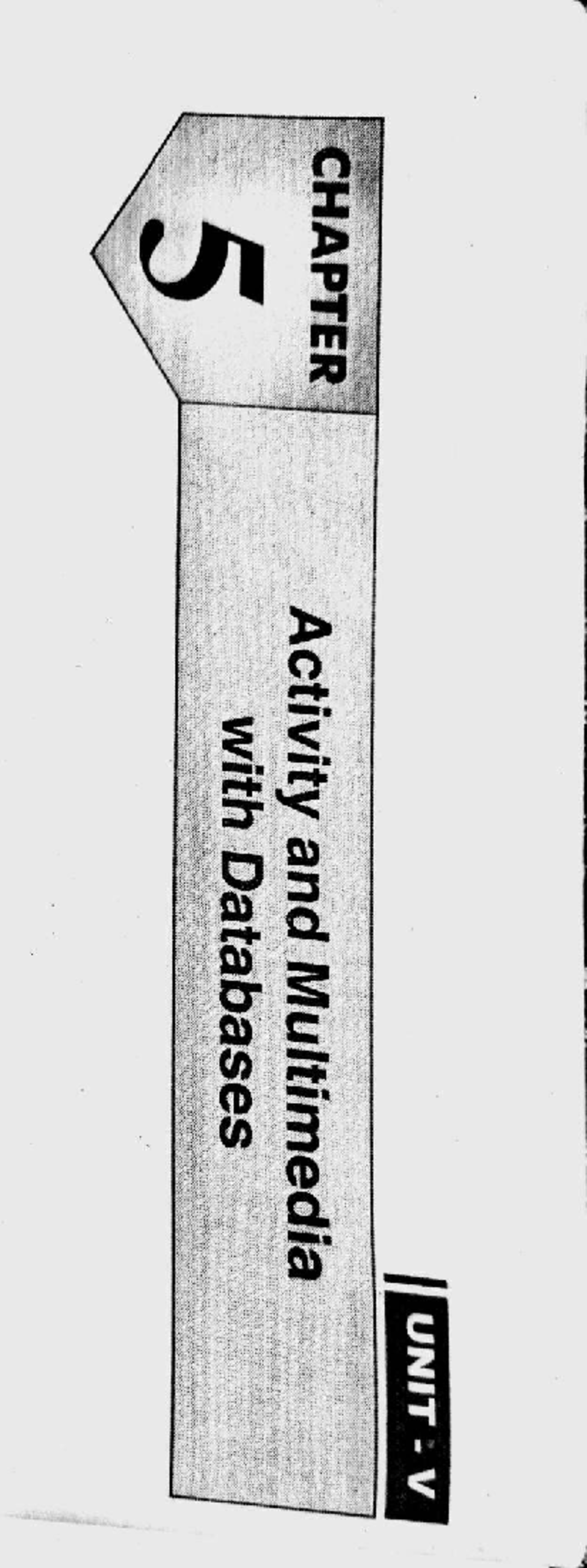 Unit 5 MAD: Activity and Multimedia with Databases in Mobile App Dev - Studocu