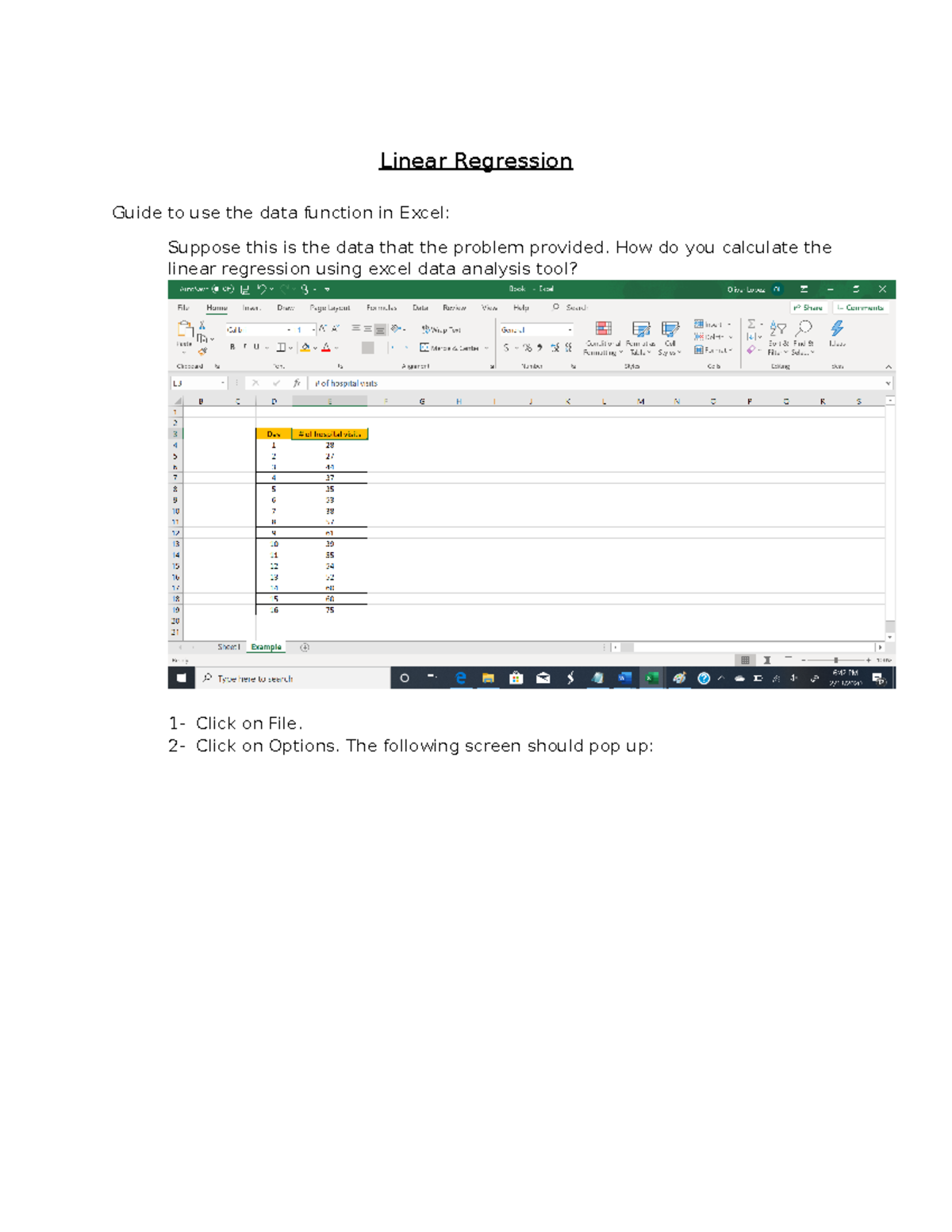 Module 1.2 - Linear Regression in Excel - Linear Regression Guide to ...