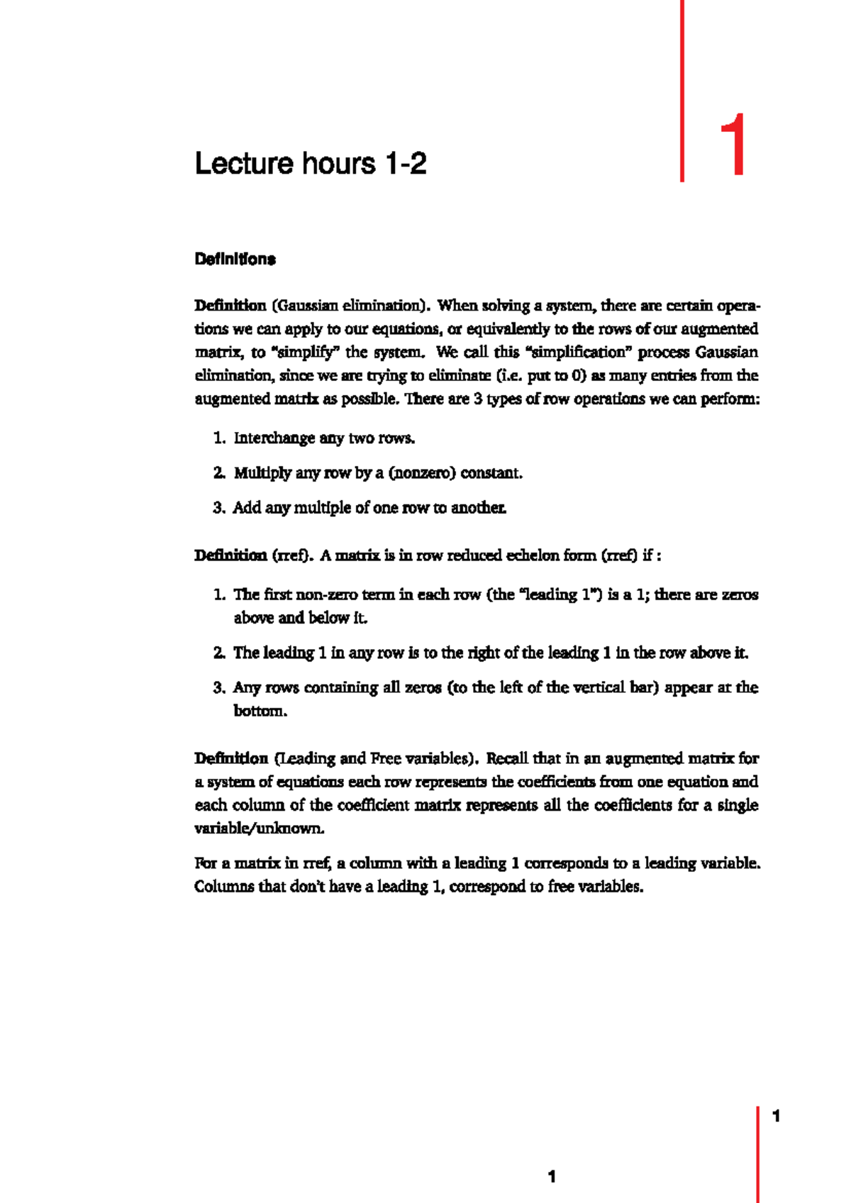 Math 133 Tutorial 1 - Math 133 - Studocu