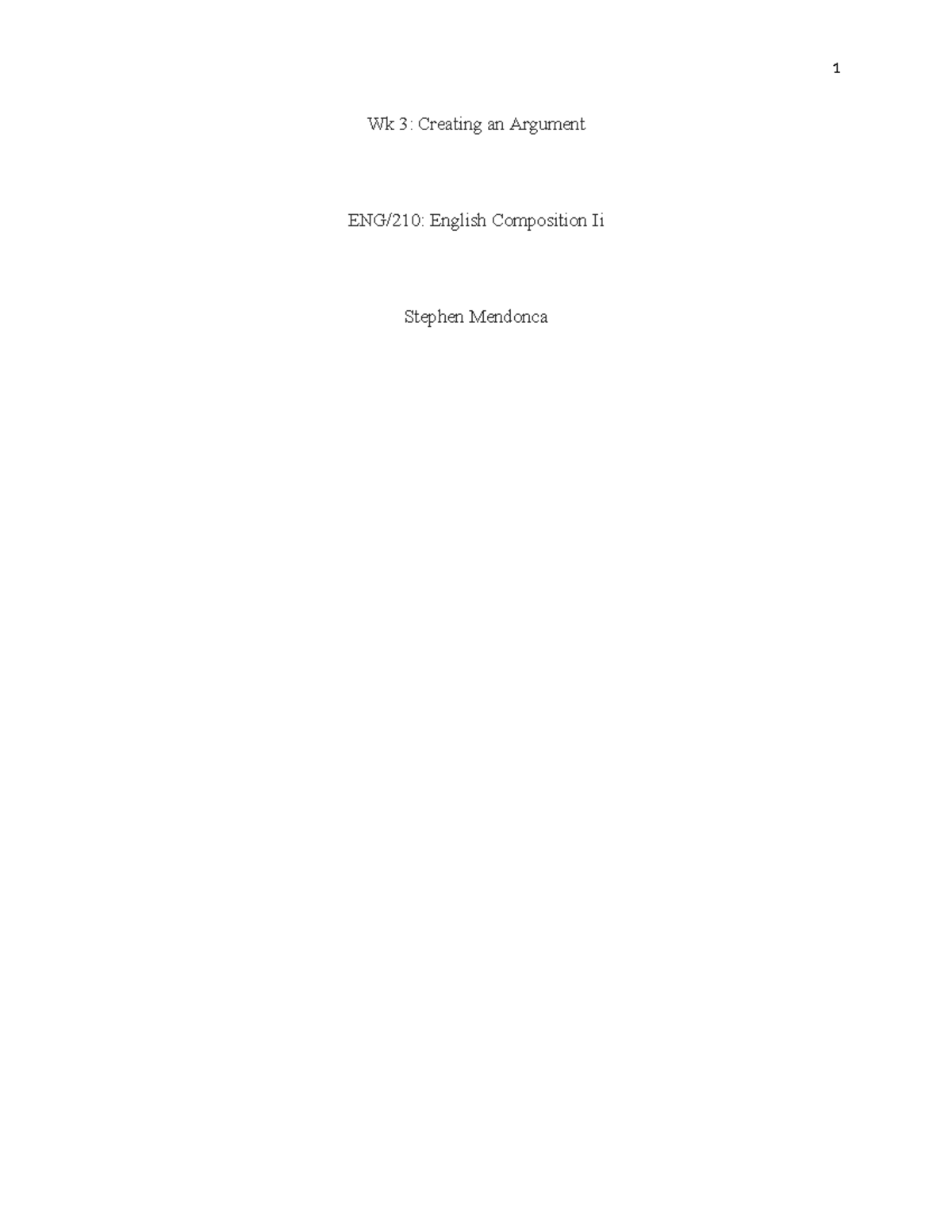 ENG/210: Argumentative Essay on Remote vs Onsite Work - Studocu
