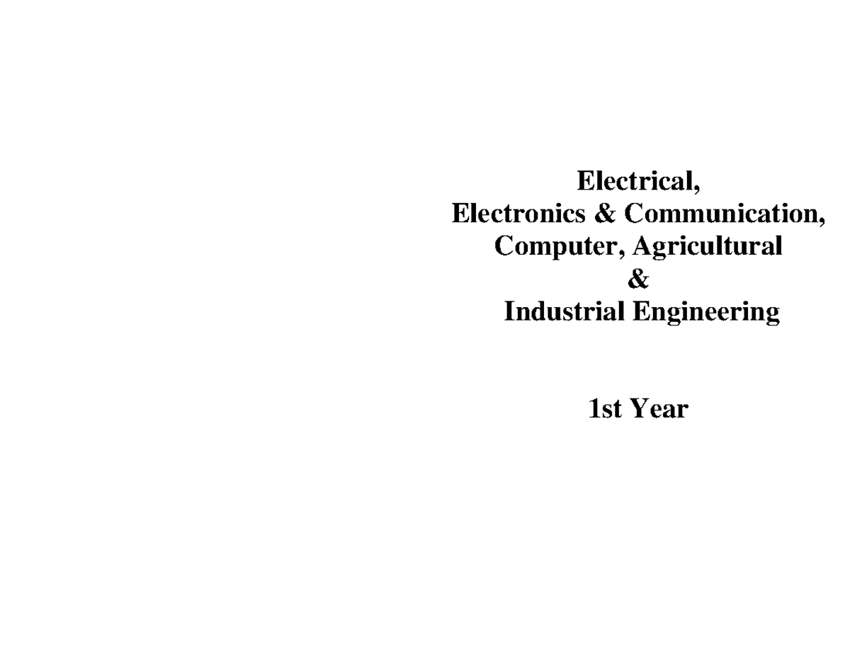 Engineering Mathematics I EG Lecture Notes for 1st Year Engineering ...