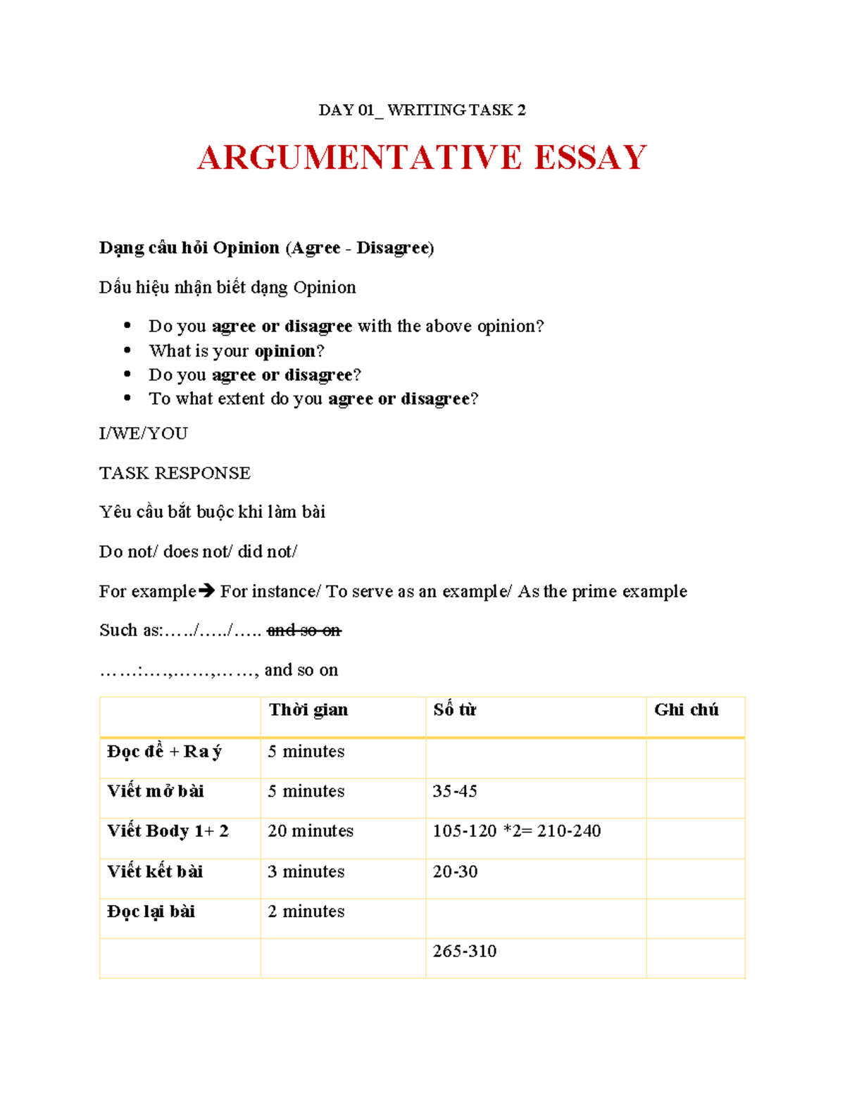 Argumentative essay - good - DAY 01_ WRITING TASK 2 ARGUMENTATIVE ESSAY ...