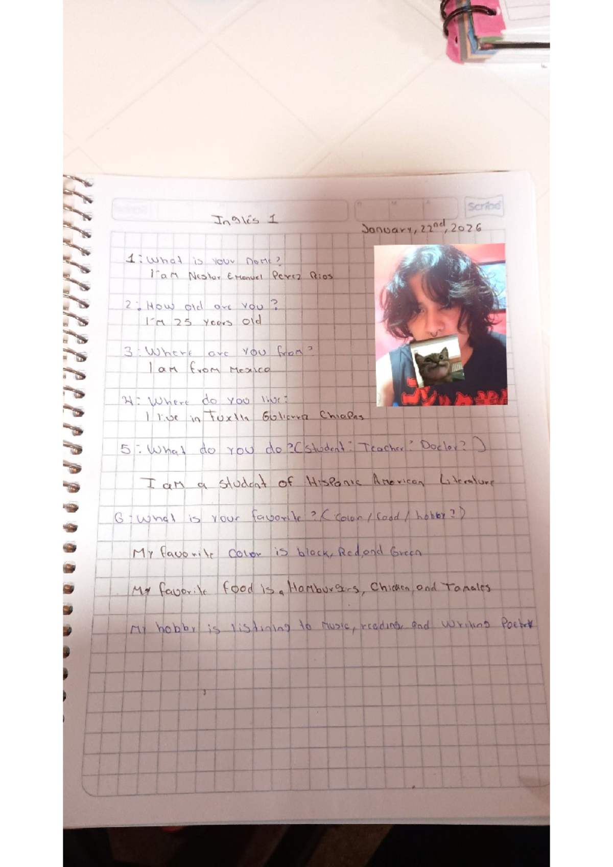 Who Am I? Tarea 1 - Personal Introduction and Interests - Studocu