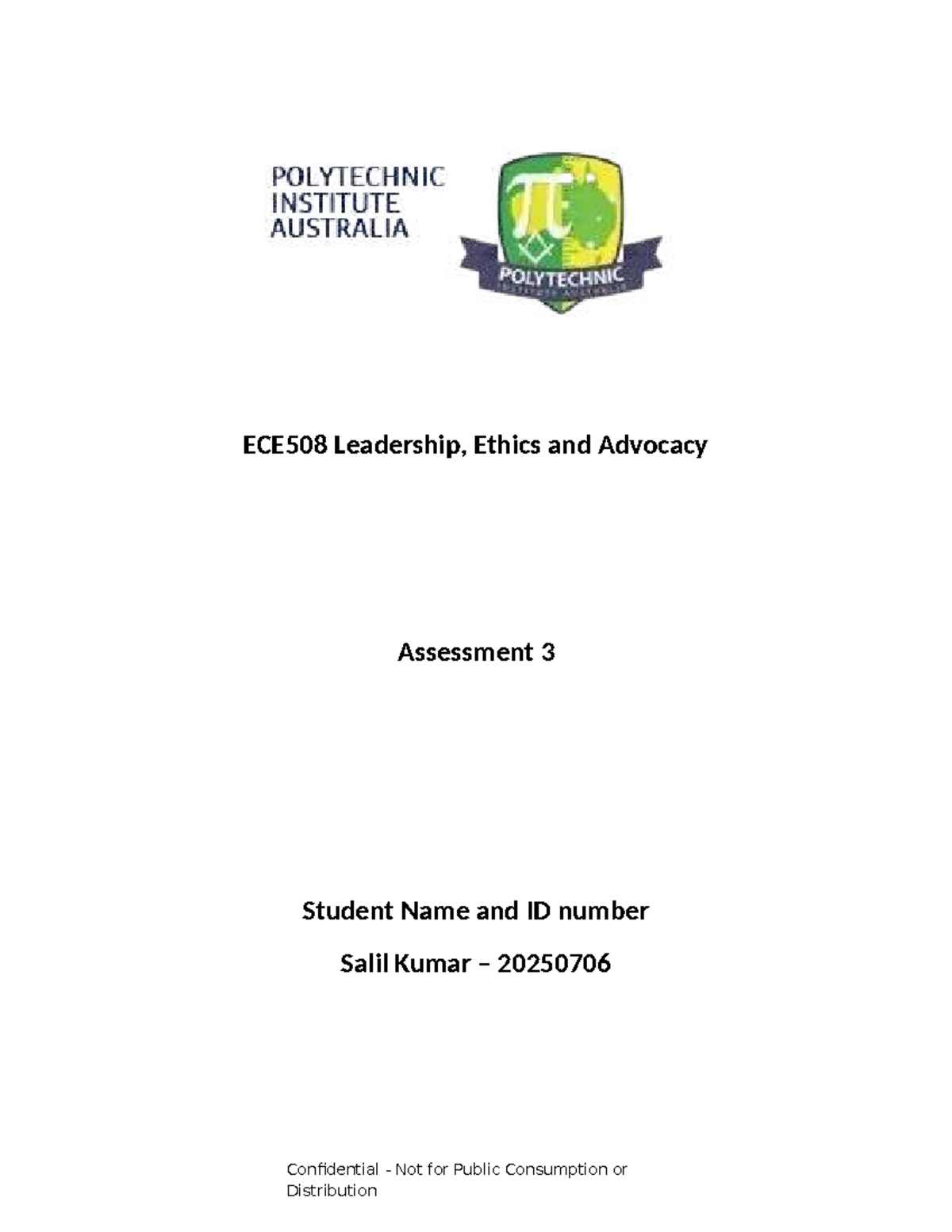 Weekly Reflection for ECE508: Leadership, Ethics & Advocacy - Studocu