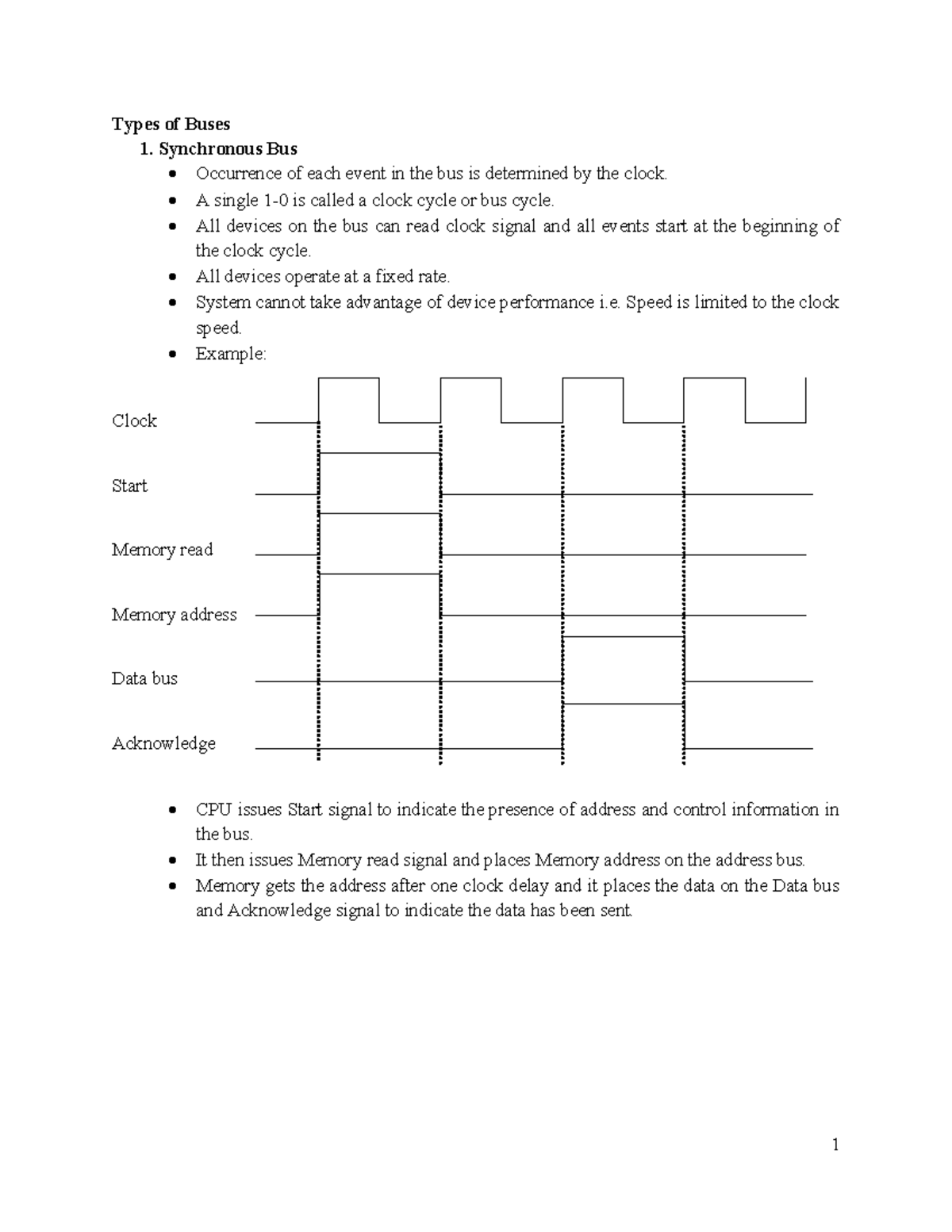 3.1 Sync & Async Bus Notes: Understanding Bus Types - Studocu