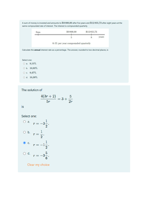 [Solved] UNISA 2023 QMI150023S2 Welcome Message Assessment 7 QUIZ - Elementary Quantitative ...