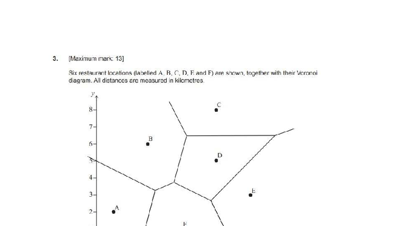 Voronoi Diagrams & Calculus Applications: QB Notes - Studocu