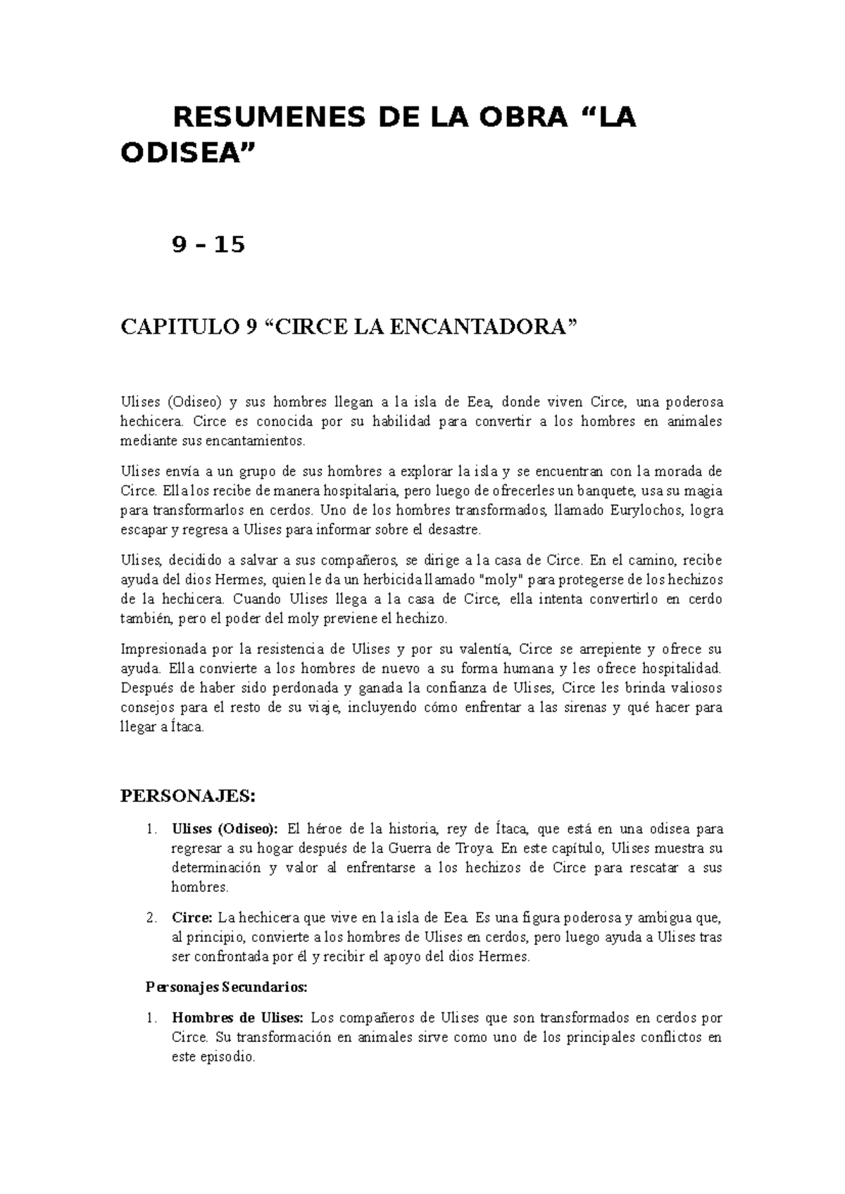 Resumenes DE LA OBR3 - RESUMEN DE LA OBRA LA ILIADA - RESUMENES DE LA ...