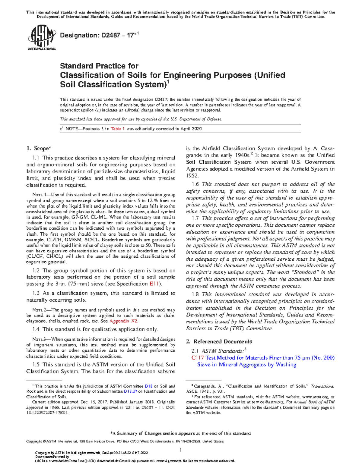 ASTM D2487 Standard Practice for Soil Classification in Engineering ...