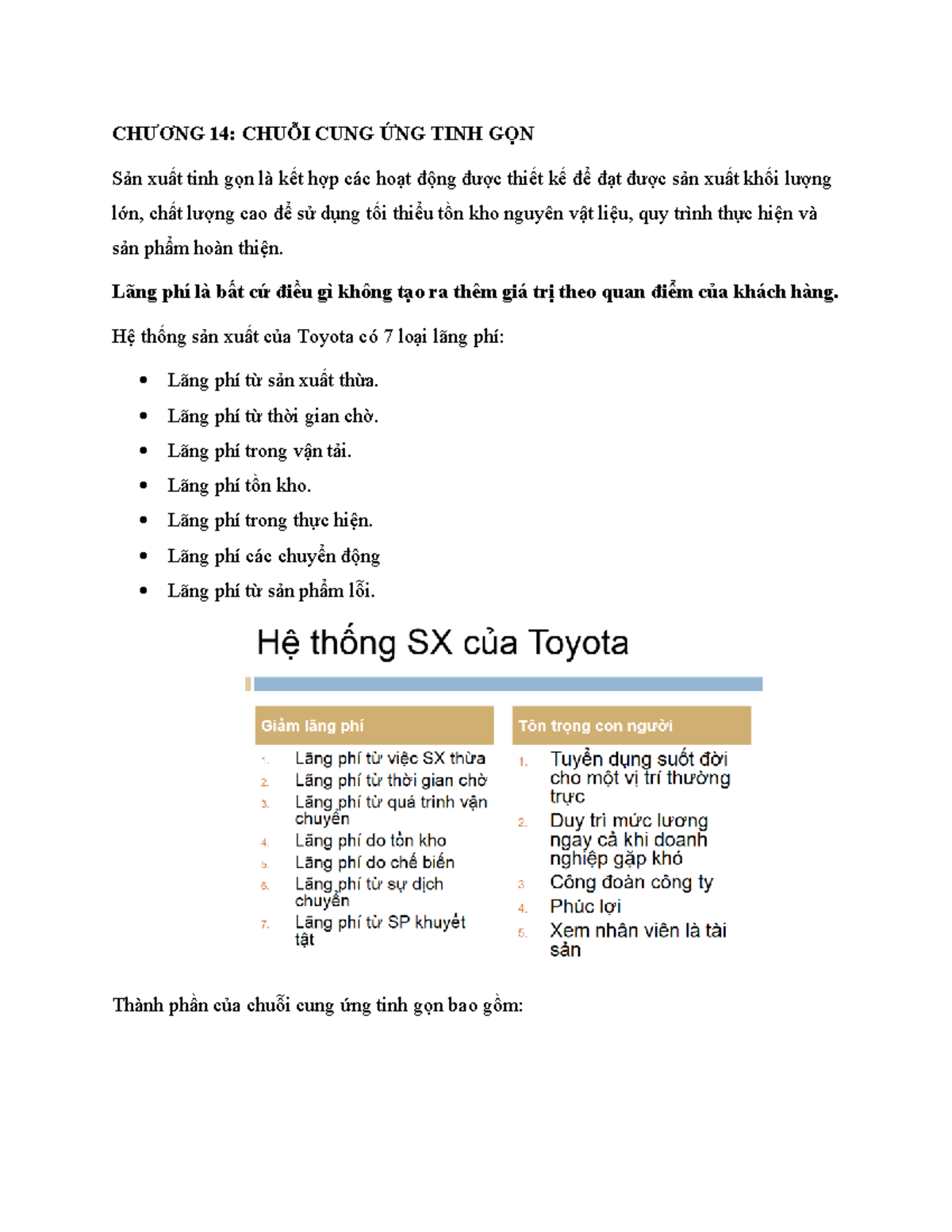 Tóm tắt CHƯƠNG 14, 15, 16: Chuỗi Cung Ứng và Logistics - Studocu