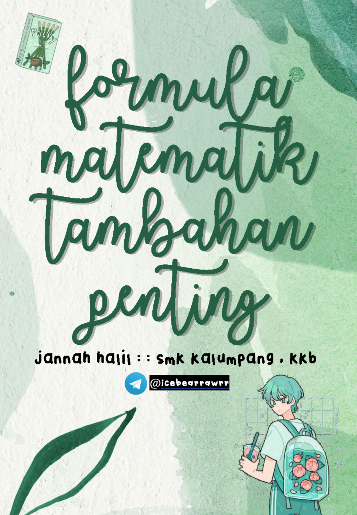 Formula matematik tambahan penting - formula matematik tambahan penting ...