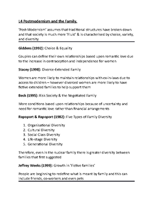 Family - Personal Life Perspective - The family life perspective is ...