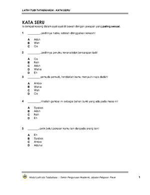 FORM 1 Placement TEST - simple practice to test the level of students ...