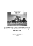 [Solved] Xitsonga vowels in the penultimate syllable of every Xitsonga ...