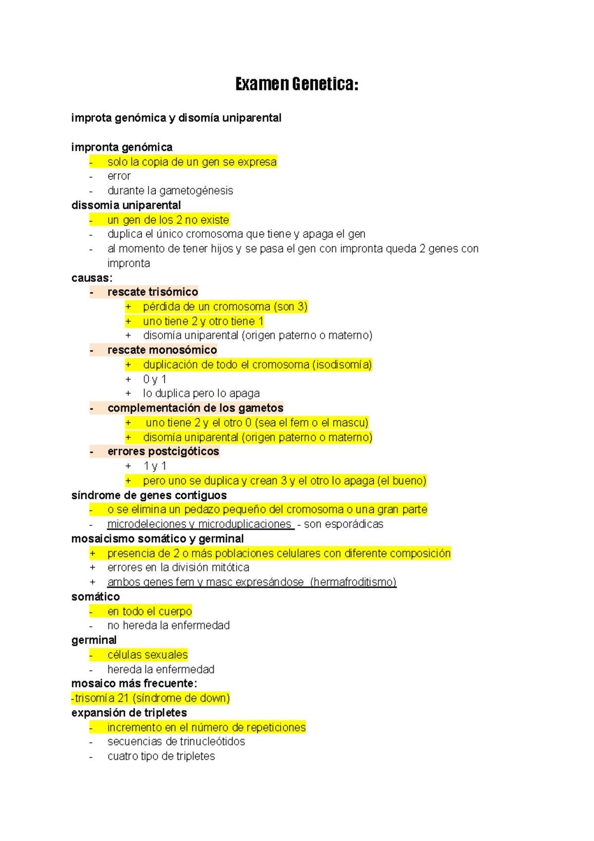 Guía Adicional de Inmunología para Examen Final - INM 101 - Studocu