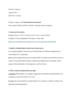 5-2 Activity Work - Danielle E. Browder February 9, 2025 GRA-290: 5-2 ...