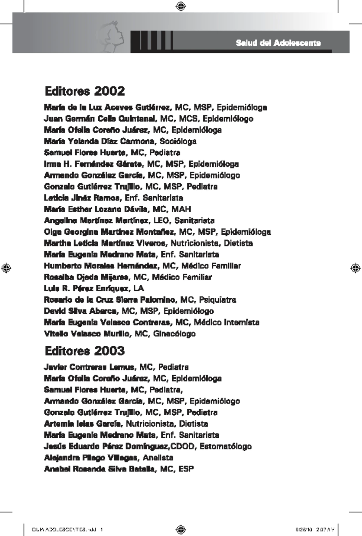 HOJA RAIS IMSS Atención Primaria Consultorio T - Registros y ...