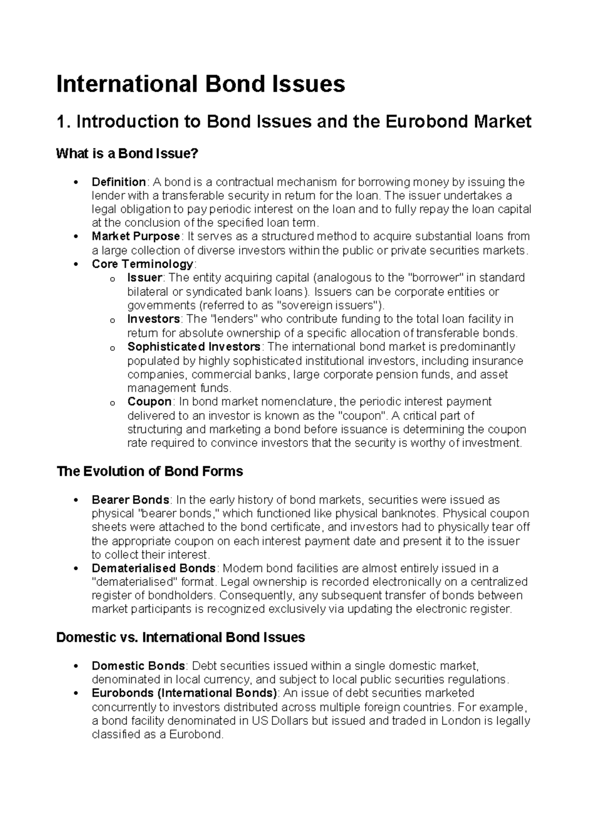 INT Financial LAW - Summary of International Bond Issues and ...
