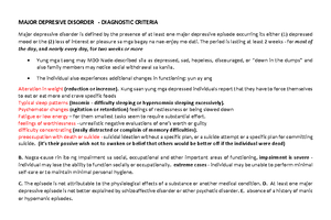 Sleep Disorders Summarized Criteria from DSM 5 - Obstructive Sleep ...