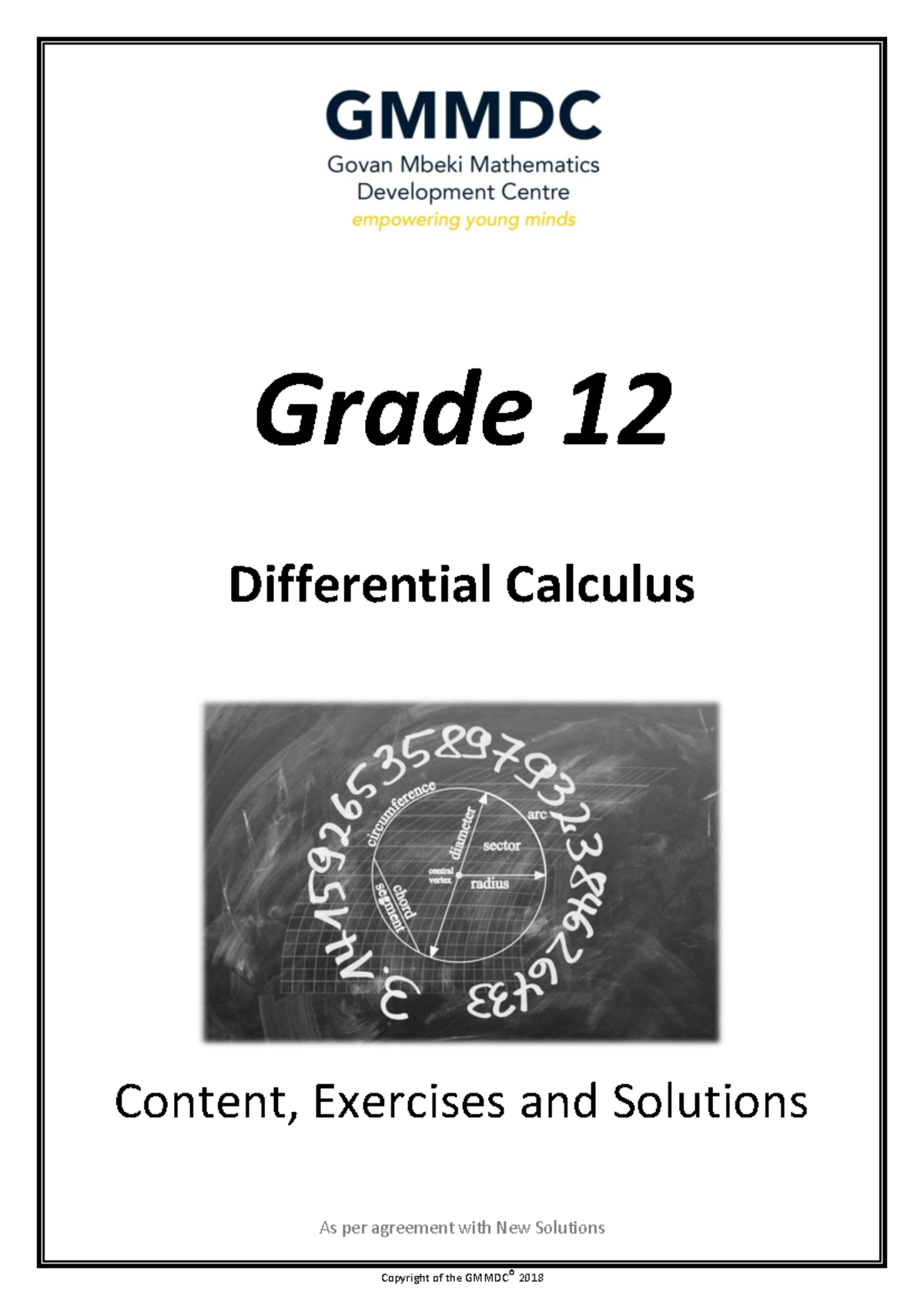 Grade 12 Differential Calculus: Concepts, Exercises & Solutions - Studocu