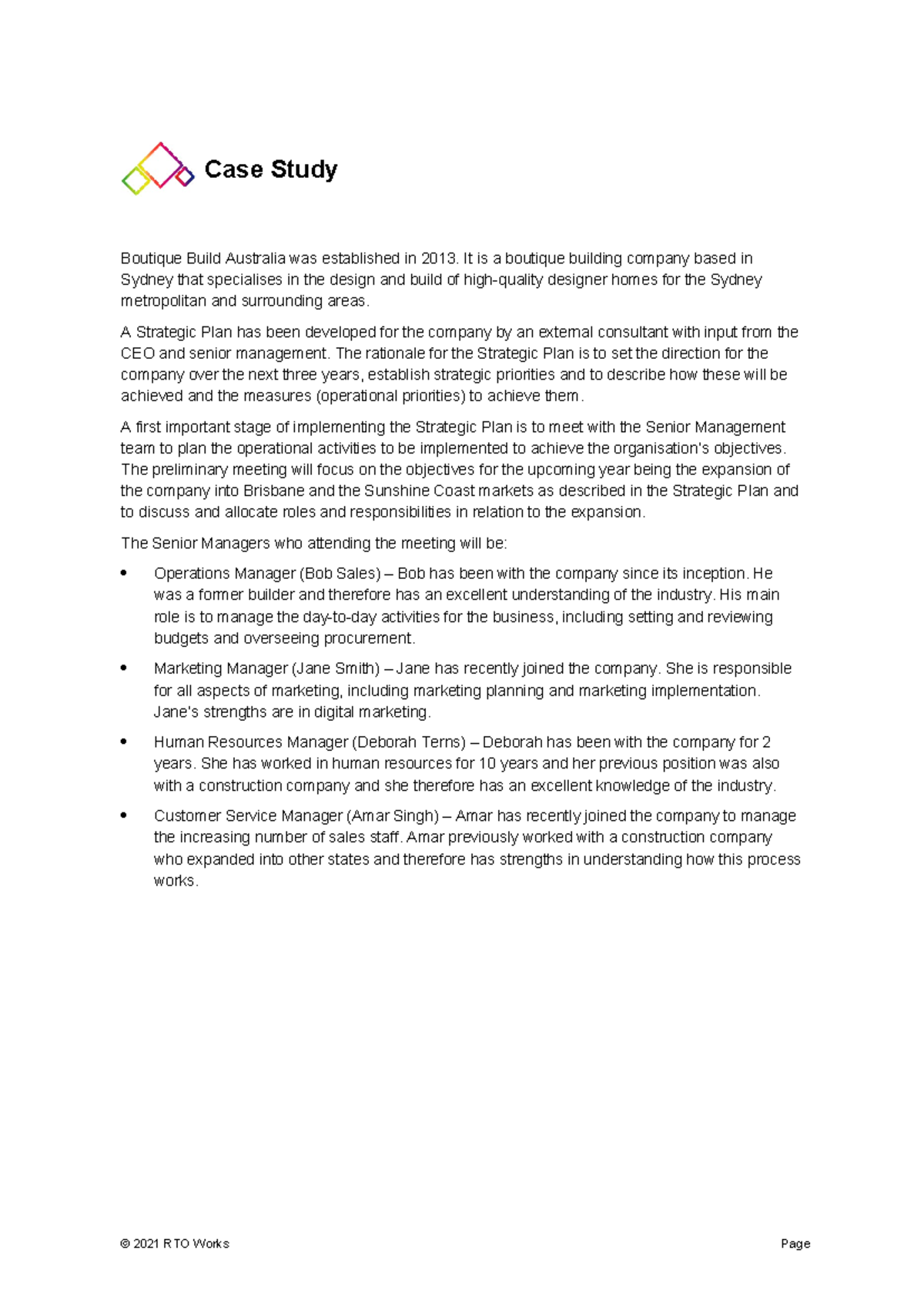 Strategic Plan Case Study: Boutique Build Australia (BSBLDR 602) - Studocu