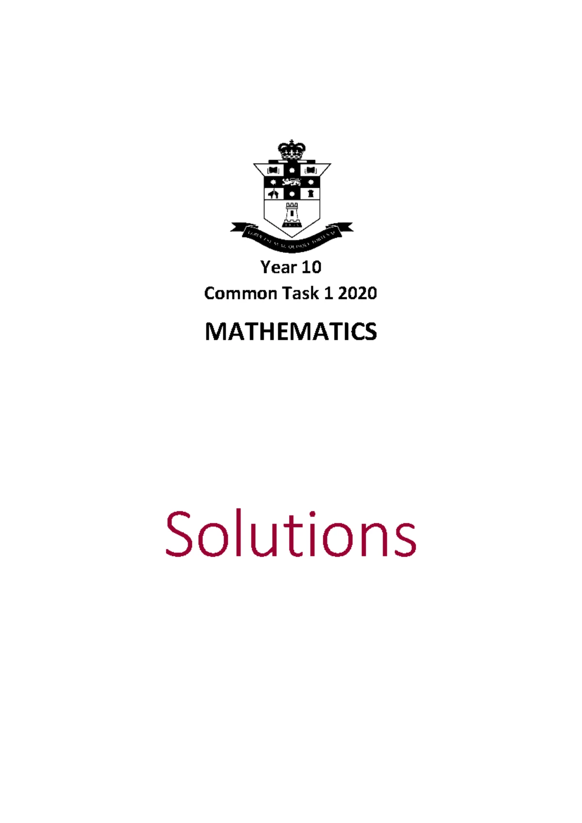 2021 Year 10 Task 1 - Indices, measurement and surds practice exam ...