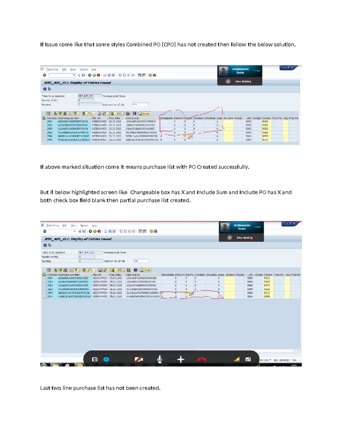 Purchasing List Issue Resolution - RETAIKL Guide - Studocu