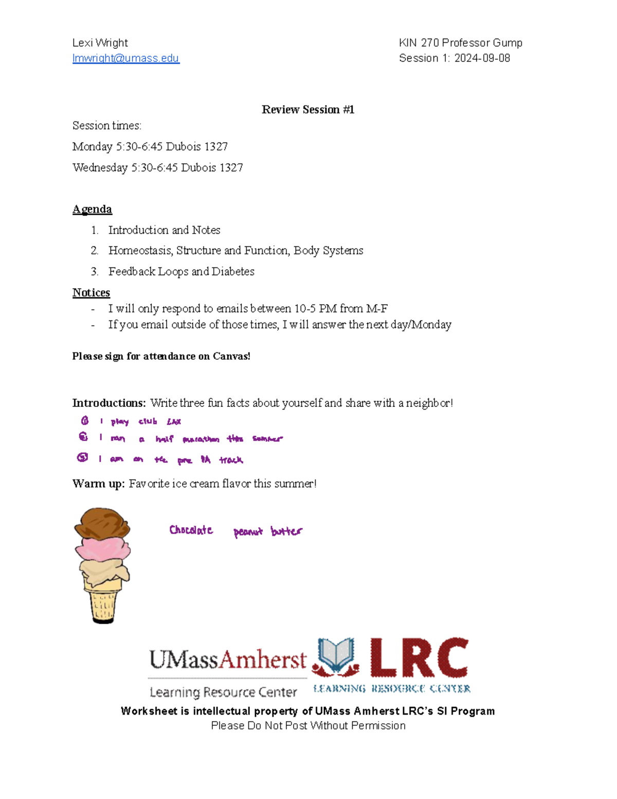 KIN 270: Review Session #1 - Homeostasis, Body Systems & Feedback Loops ...