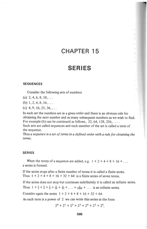 [Solved] Write the following series in sigma notation 2 plus 8 plus 14 ...