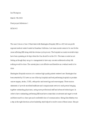 1Assign - Module 3 assignment - Isis Thompson September 18 2022 Health ...