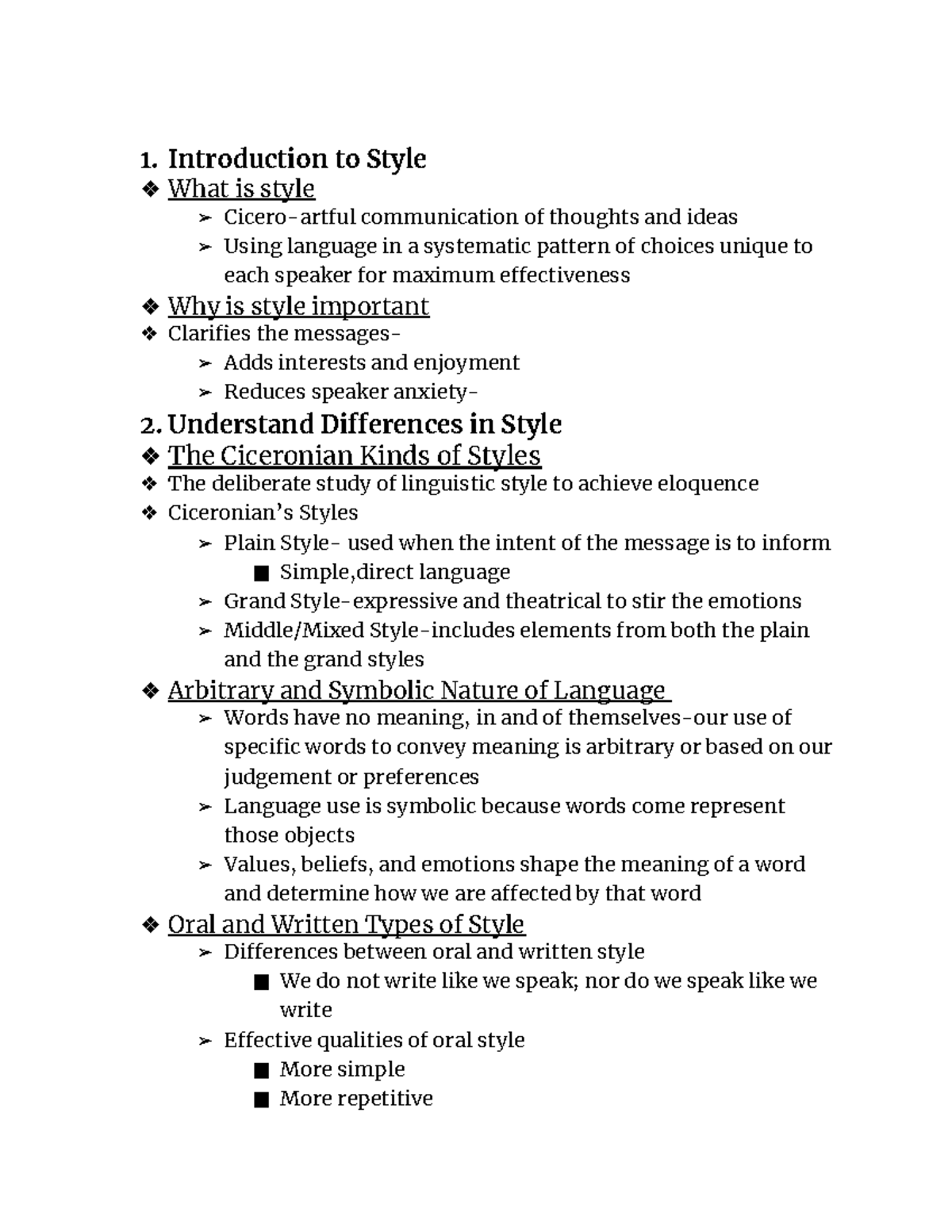 CH 4: Developing Effective Communication Style Techniques - Studocu
