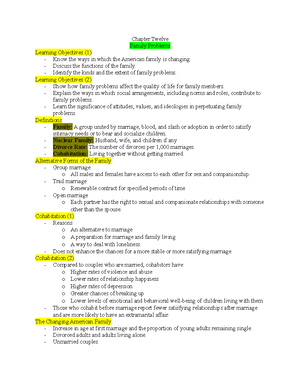 Chapter One - Chapter One Understanding Social Problems Learning ...