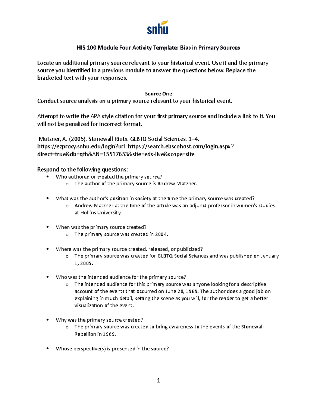 HIS 100 Module Four Activity Bias Template (1)MD - HIS 100 Module Four ...