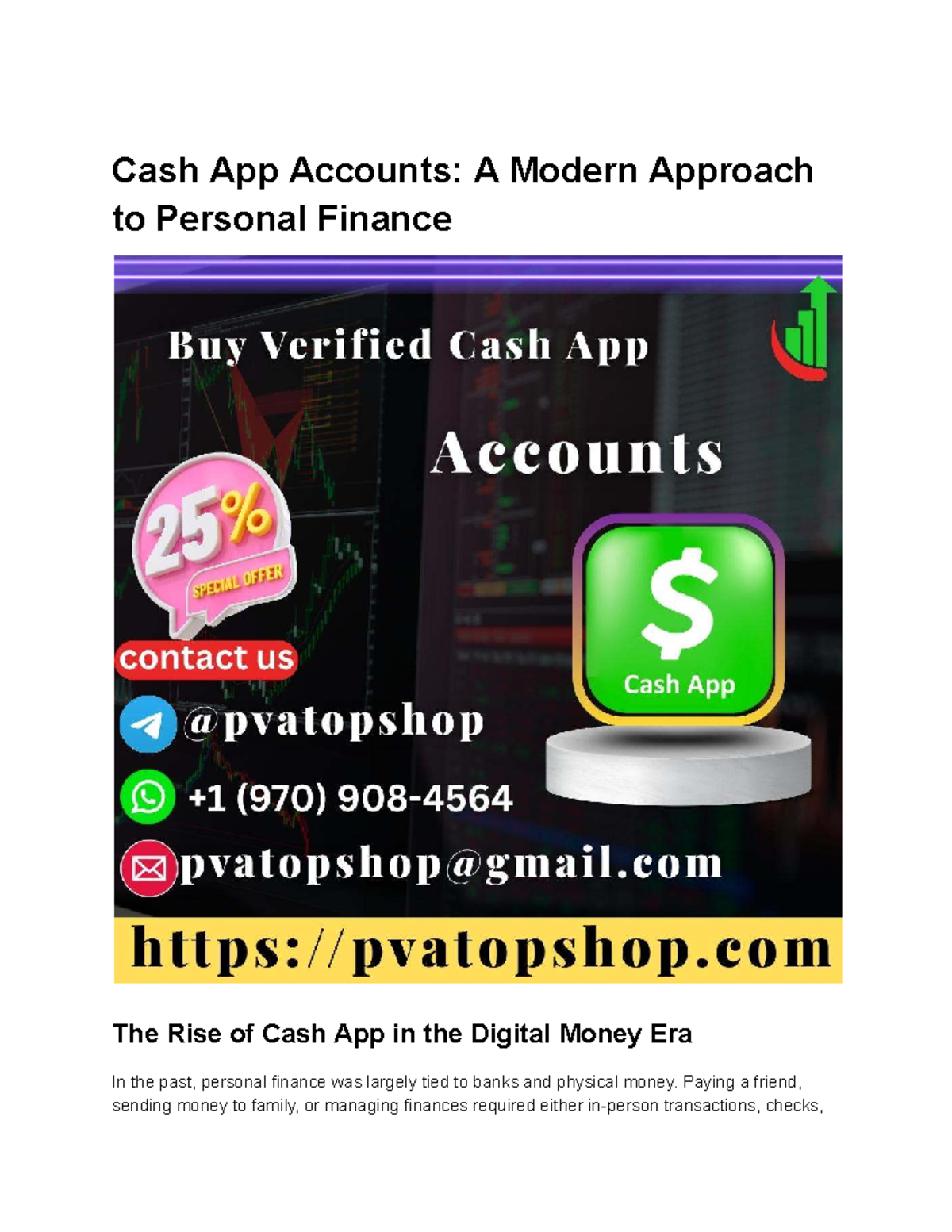 Buying Verified Cash App Accounts: A Secure Guide to Personal Finance ...