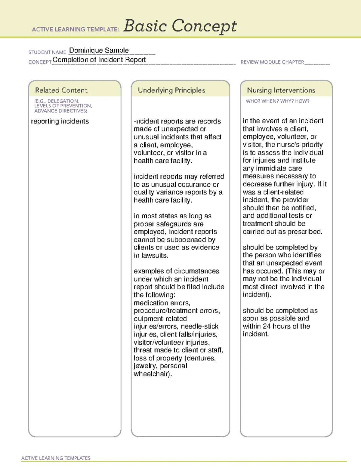 Priority Setting Basic Concept - ACTIVE LEARNING TEMPLATES Basic ...