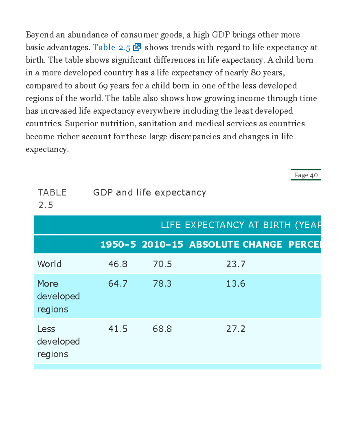 GDP and Life Expectancy Trends: A Comparative Analysis - Studocu