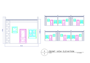 Floor PLAN 25Sqm - A 1 SCALE:F L O O R P L A N 5:5 meters T & B BEDROOM ...