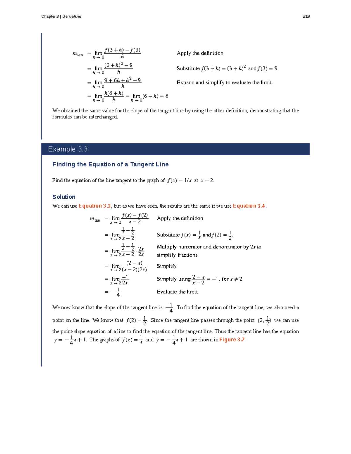 Chapter 3: Derivatives and Tangent Lines - Calculus 1 (Part 1) - Studocu