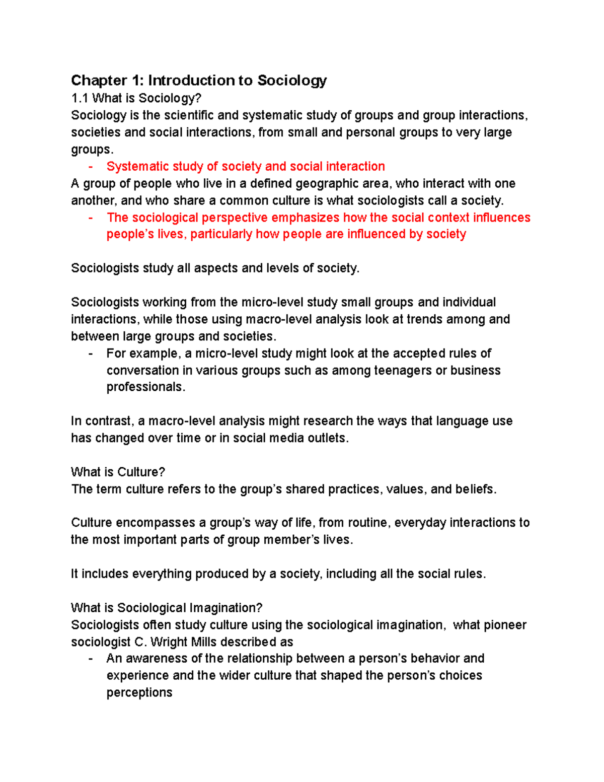 Efficiency And Practicality In Sociology