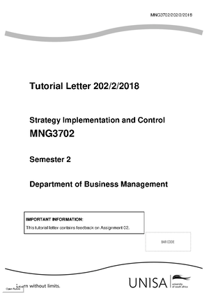 MNG 3701 Assignment 1: Case Study on Clicks Group Limited - Studocu