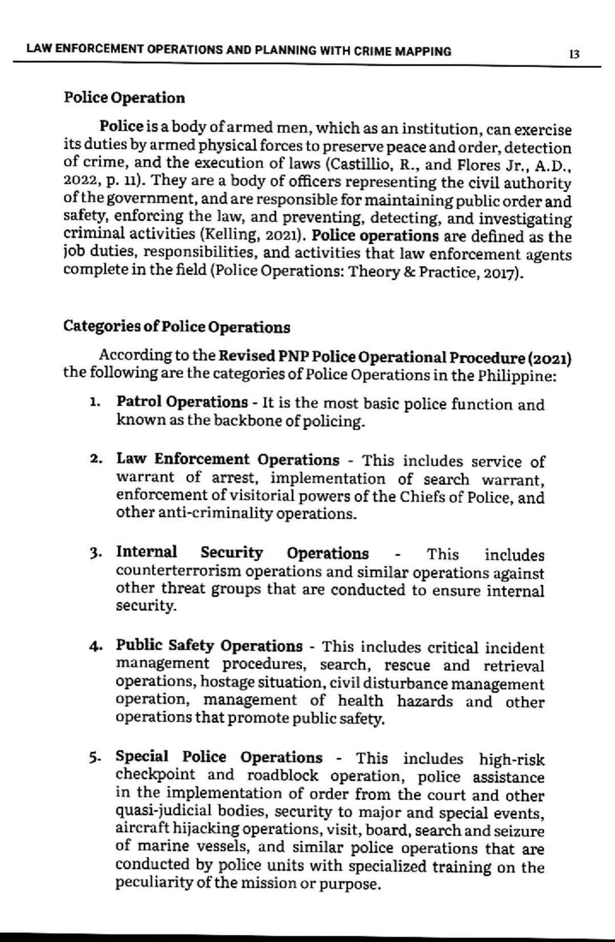 What Is A Key Feature Of Law Enforcement Operations Pdf - Infoupdate.org