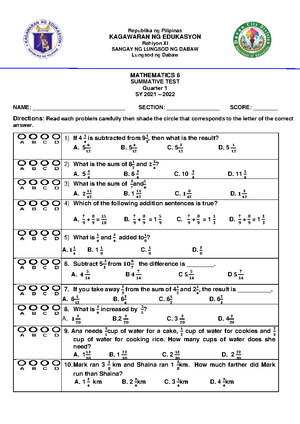 Q4 Basic Calculus 11 Module 2 - Basic Calculus Quarter 4: Module 2 ...