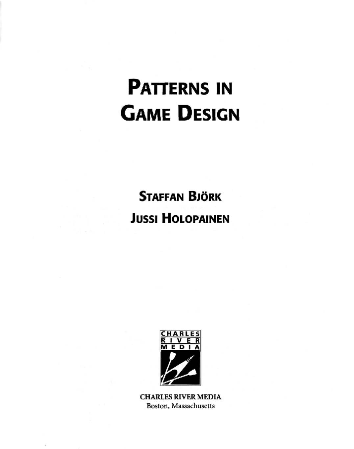 Patterns in Game Design: A Comprehensive Overview - Studocu