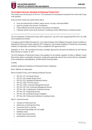 Summarized Minimum Requirements - Building Components PD 1096 / PD 957 ...