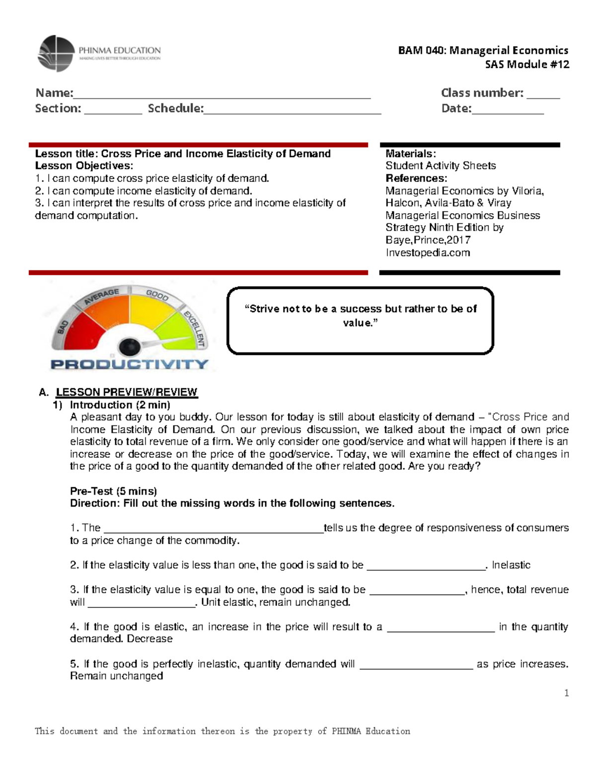 Module 12 - ffbfv - SAS Module # Name ...